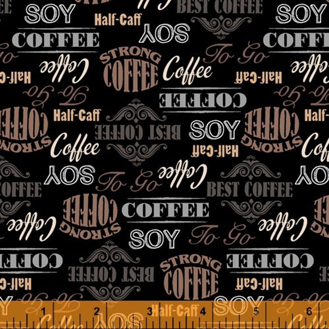 Coffee Shop Words in Black From Coffee Shop by Whistler Studios for ...