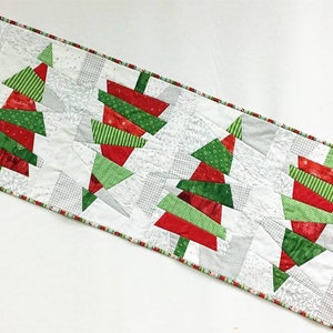 Crazy Christmas Trees Quilt Pattern by Cut Loose Press | Holiday Quilt ...