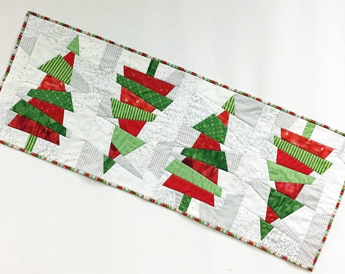 Crazy Christmas Trees Quilt Pattern by Cut Loose Press | Holiday Quilt ...