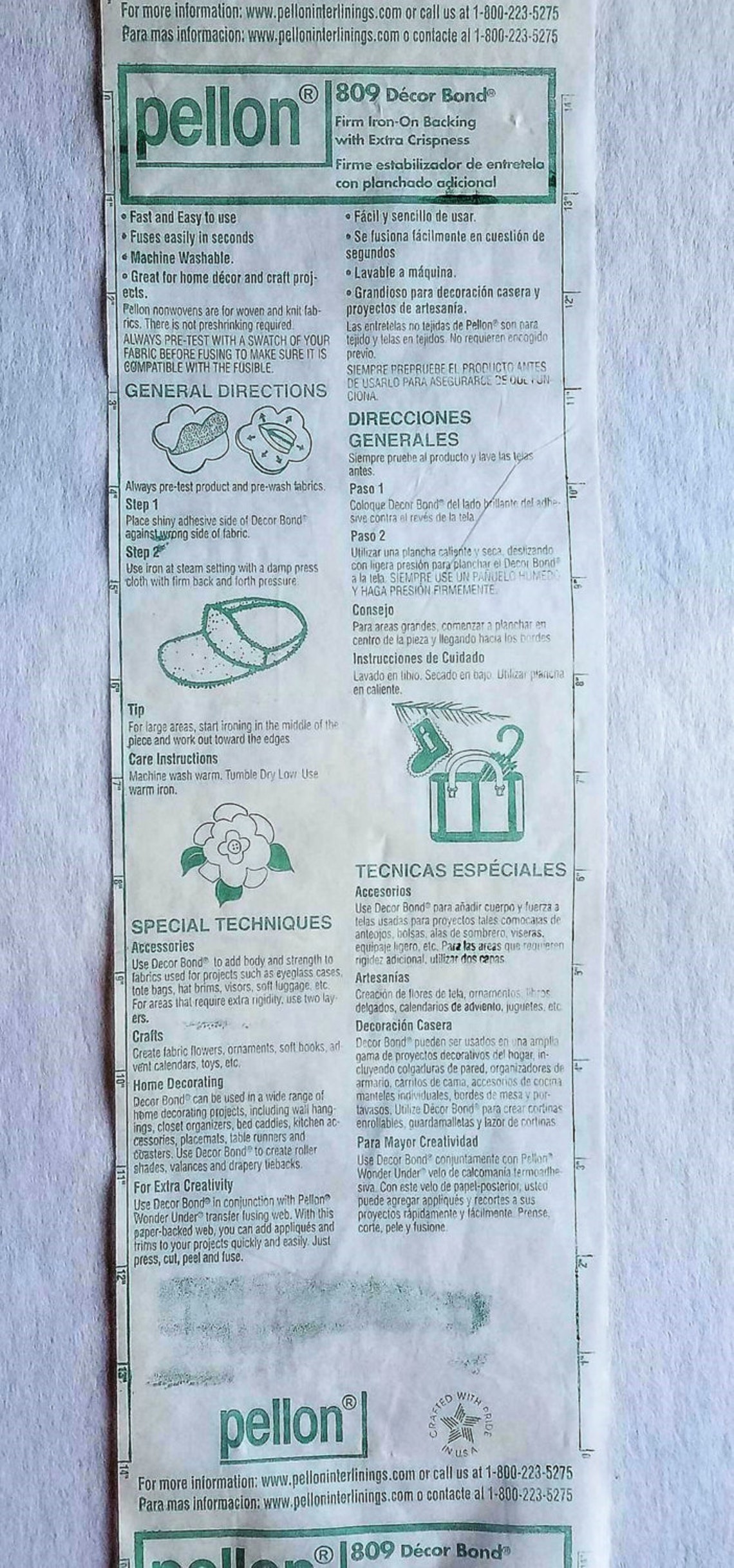 Decor Bond 809 Fusible Stabilizer by Pellon by the Yard free - Etsy