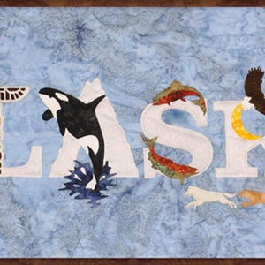 Alaska Native Laser Cut Applique Kit | Prefused Precut Fabric | DIY ...