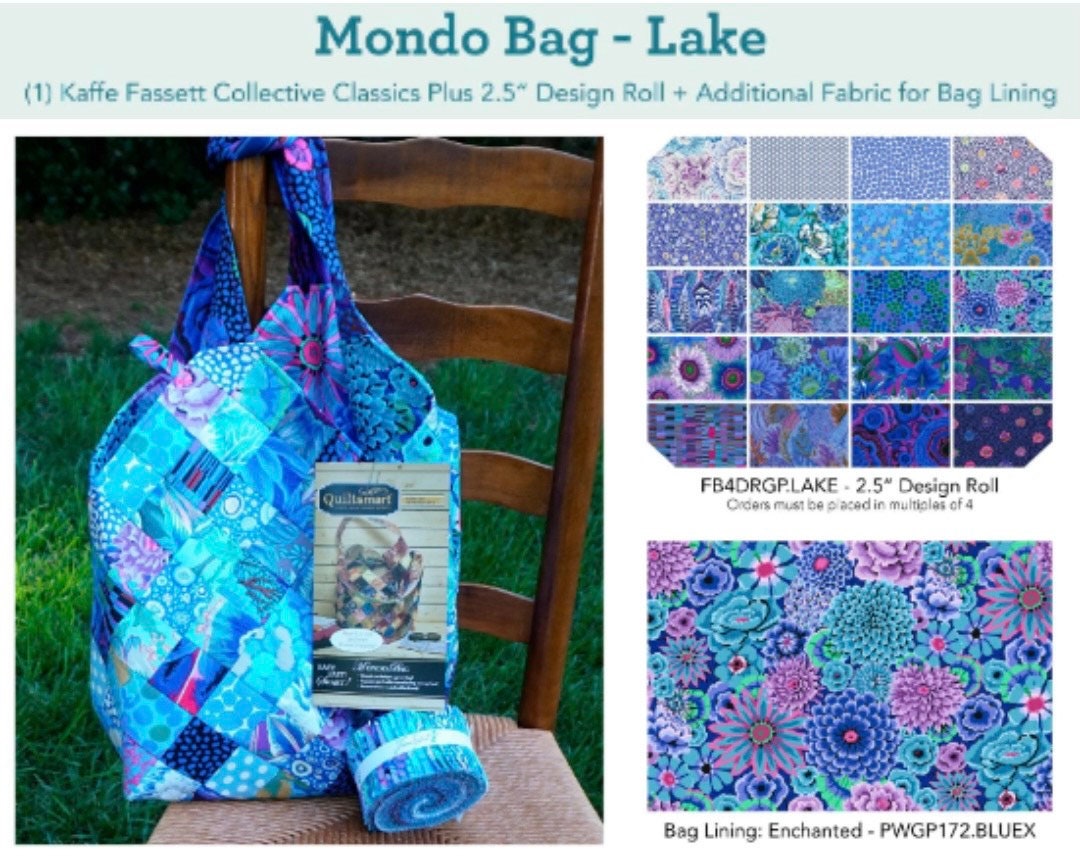 Mondo Bag Kit Featuring Kaffe Fassett Collective Fabrics From Free ...