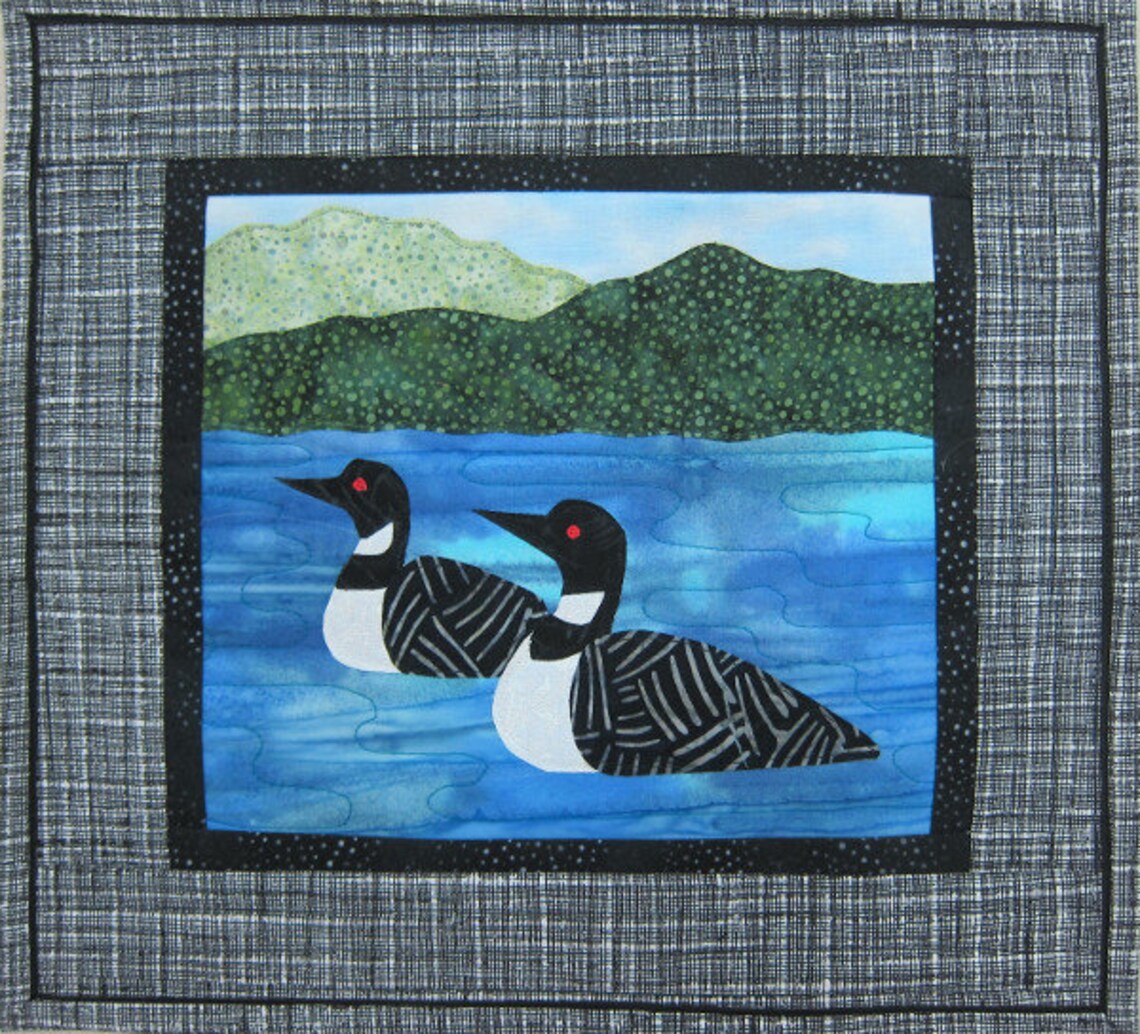 Loon Lake Wall Quilt Pattern by Sweet Seasons Quilts SSQ099 | Etsy