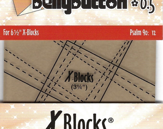 6-1/2 6.5 X-blocks Template - Etsy