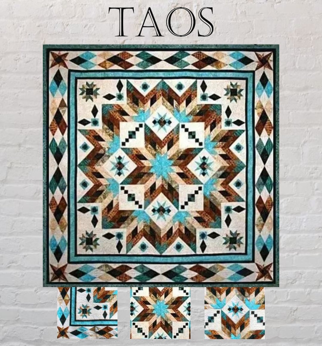Taos Quilt Kit 102" X 102" Designed by Chris Hoover From Whirligig ...