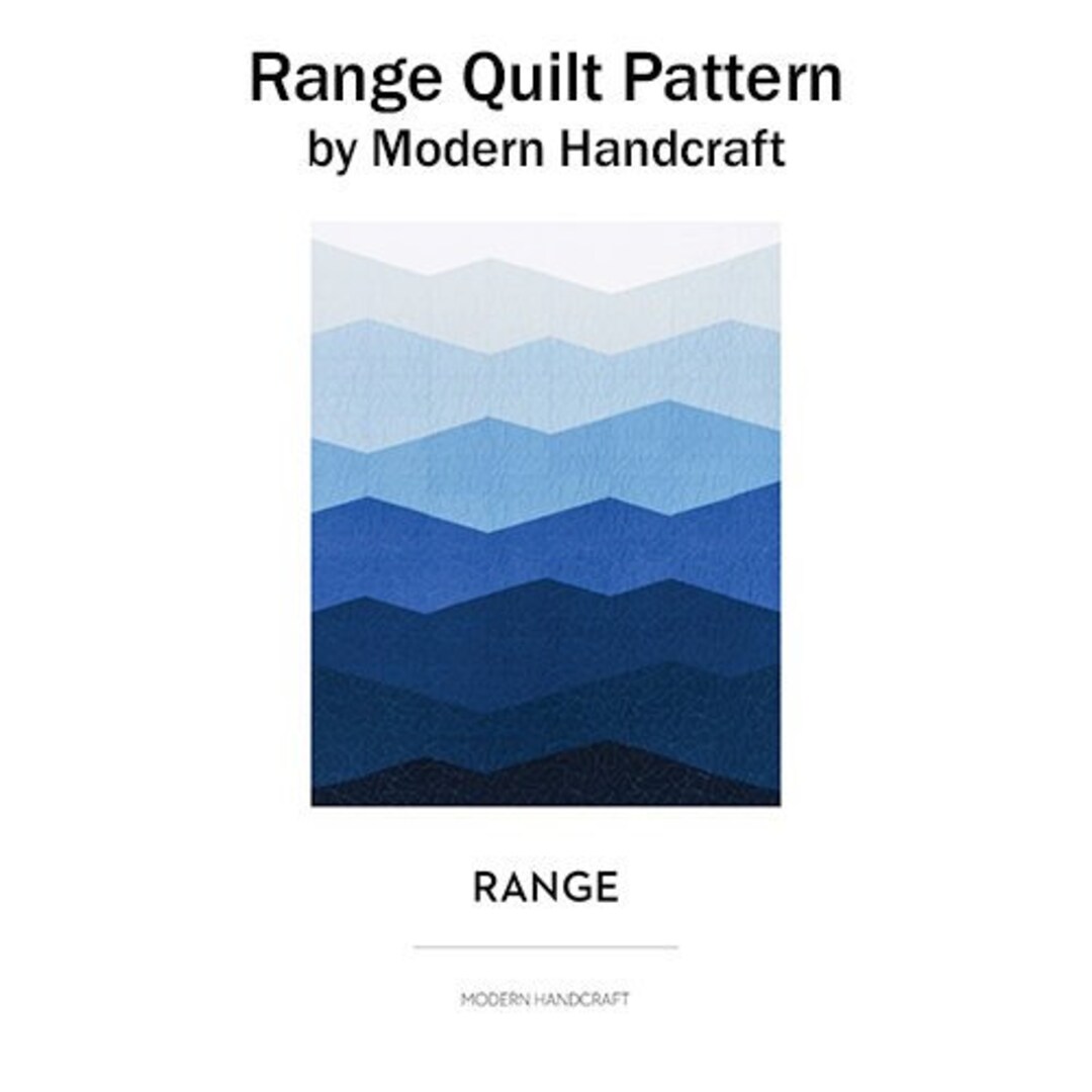 Range Quilt Pattern by Modern Handcraft domestic 1st Class Shipping ...