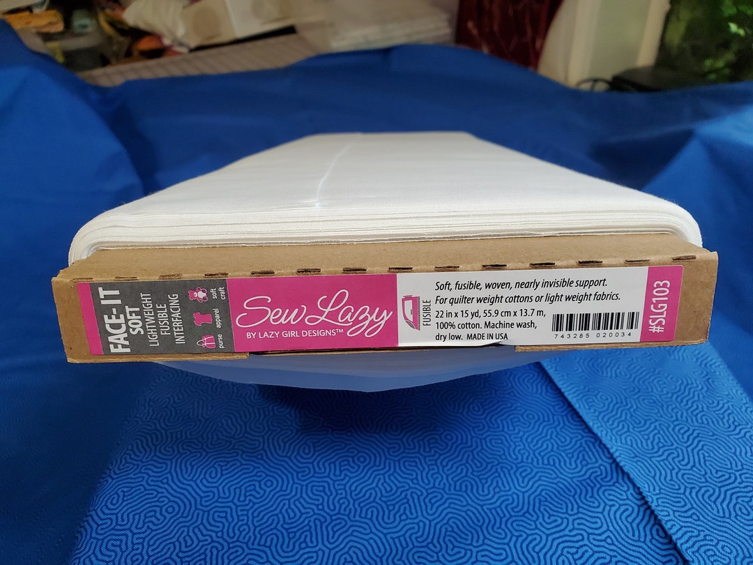 Face-it Soft Interfacing by the Yard From Sew Lazy by Lazy Girl Designs ...