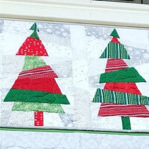 Crazy Christmas Trees Quilt Pattern by Cut Loose Press | Holiday Quilt ...