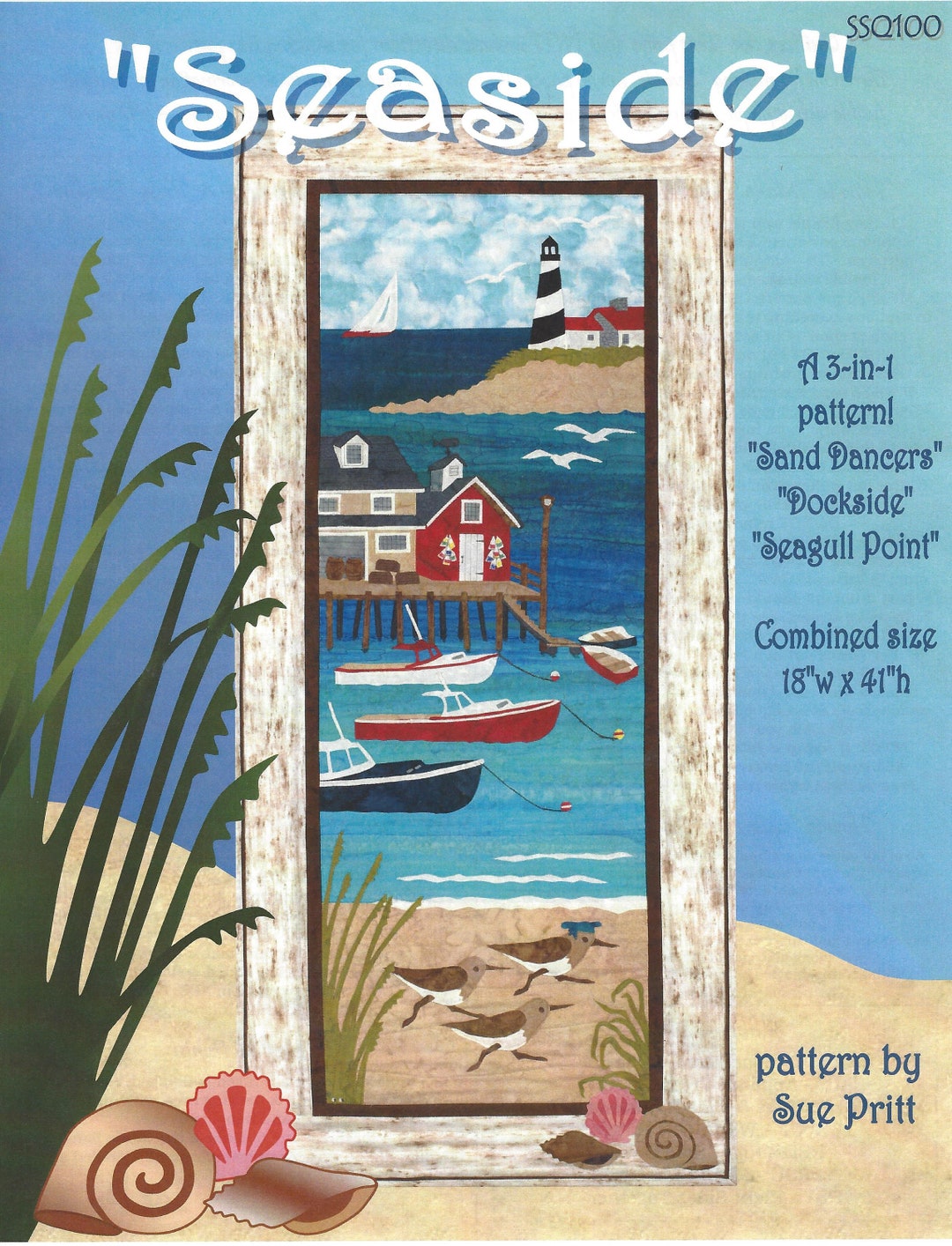Seaside Wall Quilt Pattern by Sweet Seasons Quilts #100 - Etsy