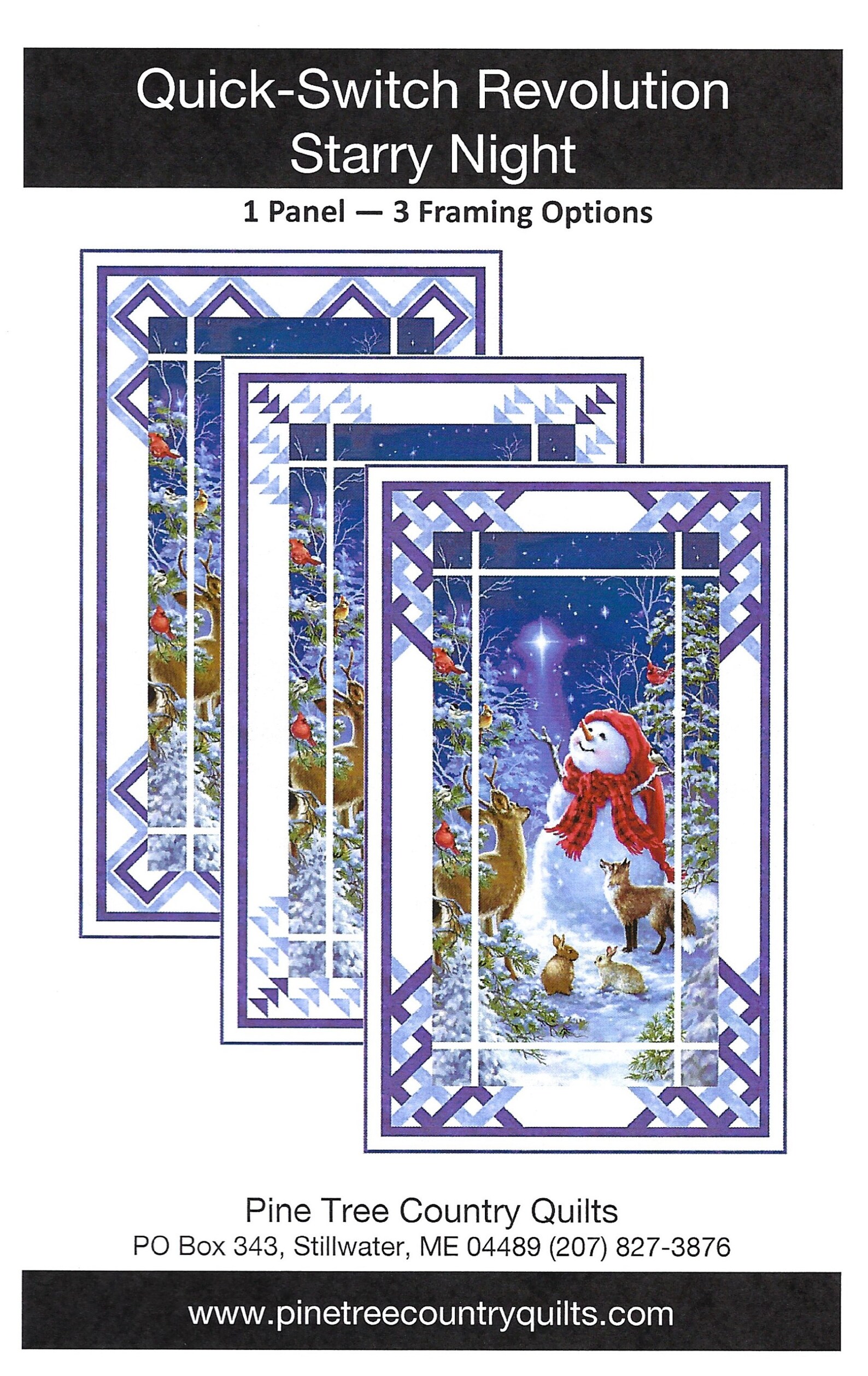 Quick-switch Revolution Starry Night Quilt Pattern by Pine - Etsy