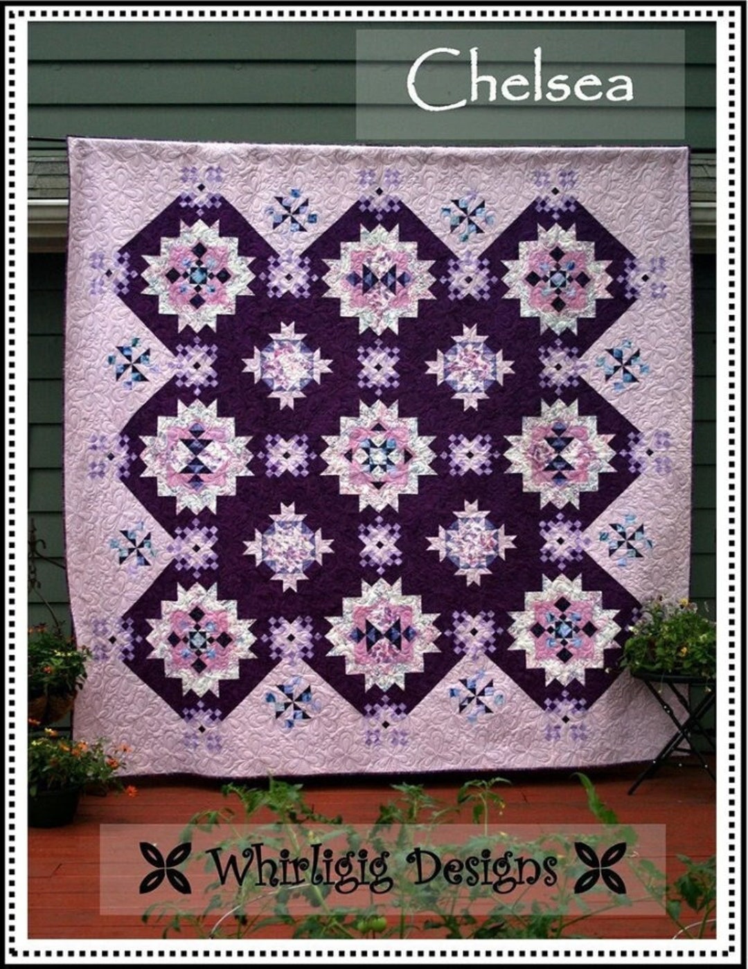 Chelsea Quilt Pattern by Whirligig Designs Block of the Month - Etsy