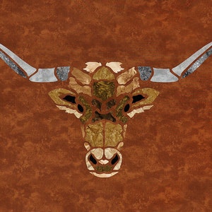 Longhorn 36 X 18 Laser Cut Applique Kit by Westfield Laser Design ...