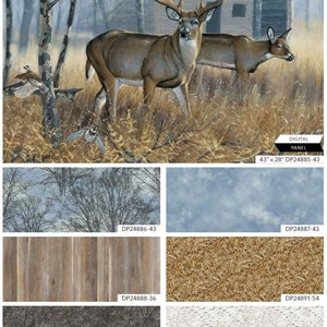 Whitetail Deer Panel - Whitetail Woods Panel 43" X 28" DP24885-43 by ...