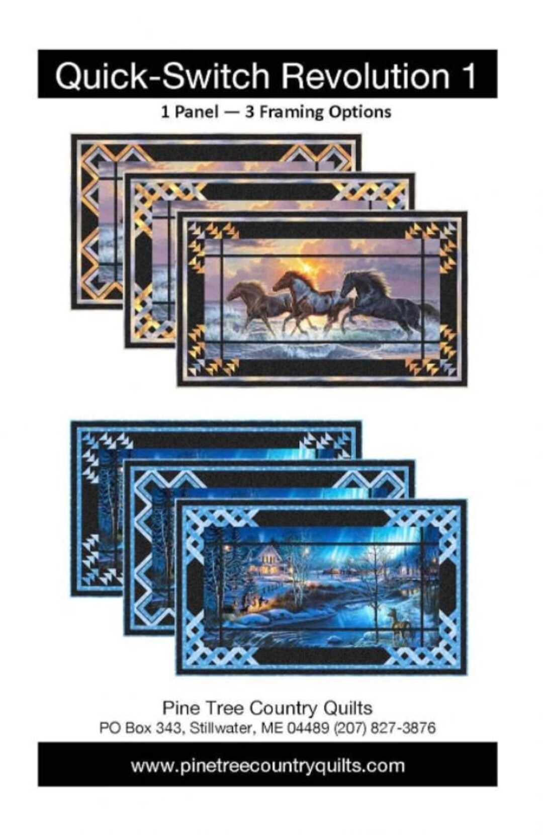 Quick-switch Revolution 1 Quilt Pattern by Pine Tree Country Quilts ...