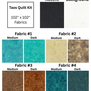 Taos Quilt Kit 102" X 102" Designed by Chris Hoover From Whirligig ...