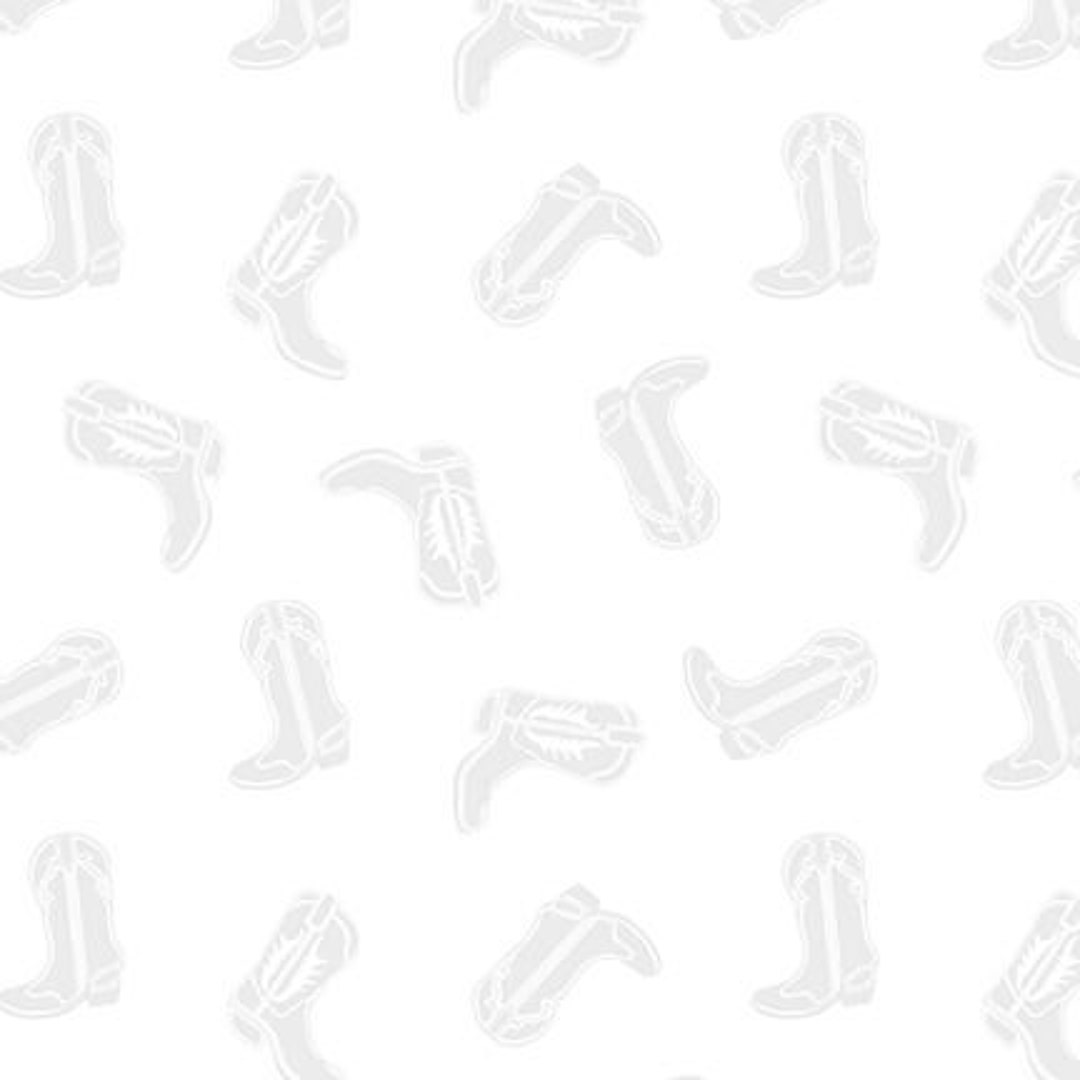 Western Stock White on White Cowboy Boots END OF BOLT 2.08 Yards by ...