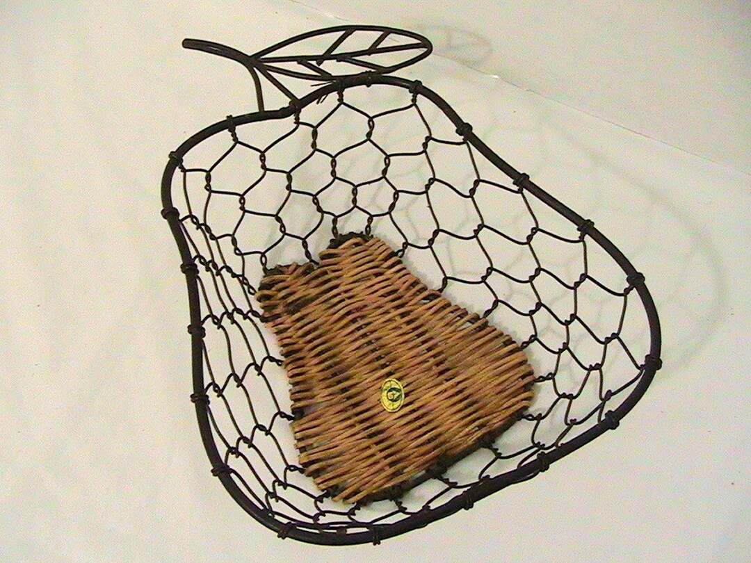 Apple Shaped Chicken Wire Basket, Small Apple Basket - Etsy