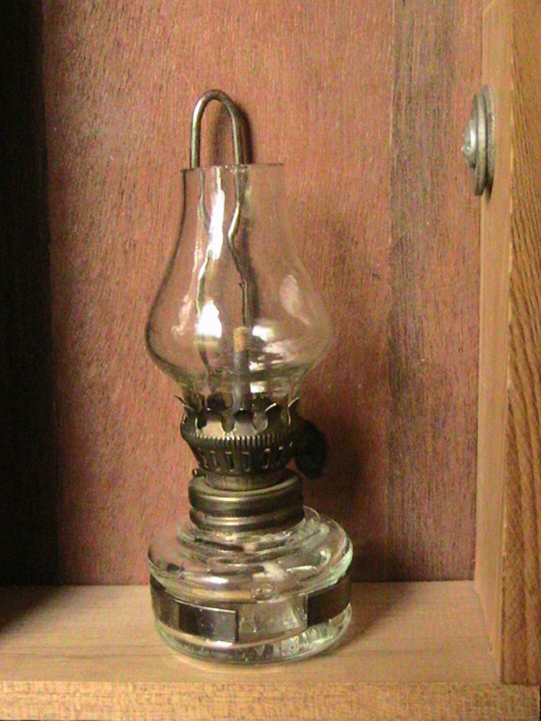 Oil Lamp, Vintage Miniature Clear Glass Oil Lamp, Hong Kong - Etsy