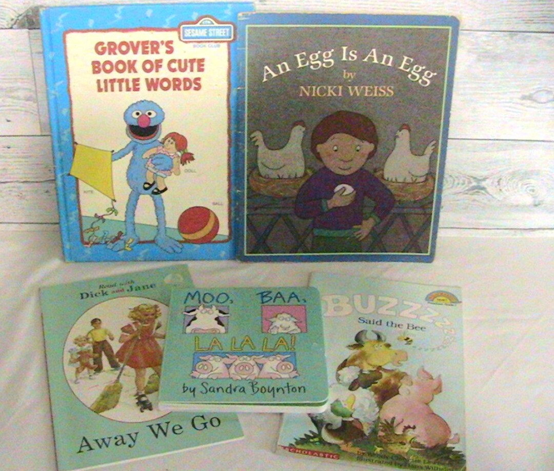 Children's Books, Easy Reader Farm Animals, Dick & Jane and More, Lot ...