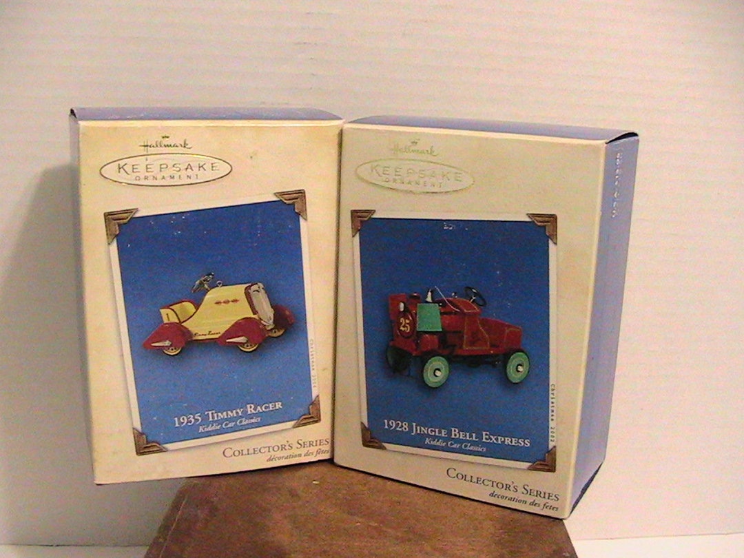 Hallmark Kiddie Car Collector Series Jingle Bell Express and Timmy ...