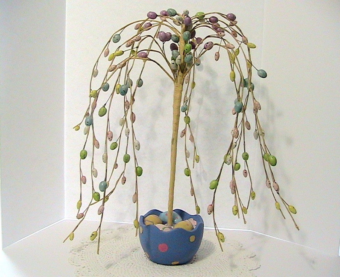 Easter Tree, Primitive Table Top Easter Tree - Etsy