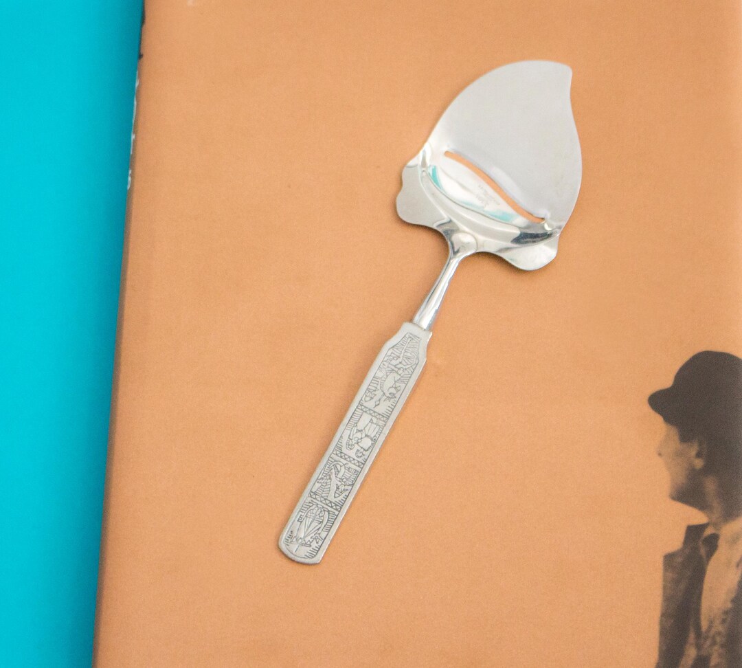 Vintage Norwegian Viking Cheese Slicer, Spar Ostehøvel Norway Pewter ...