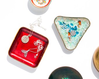 Copper Trinket Dish - Etsy