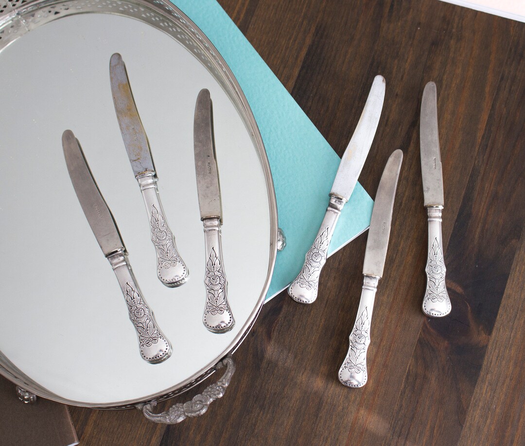 Antique Norsk Silver Knife Set Designed by Magnus Aase Bergen ...