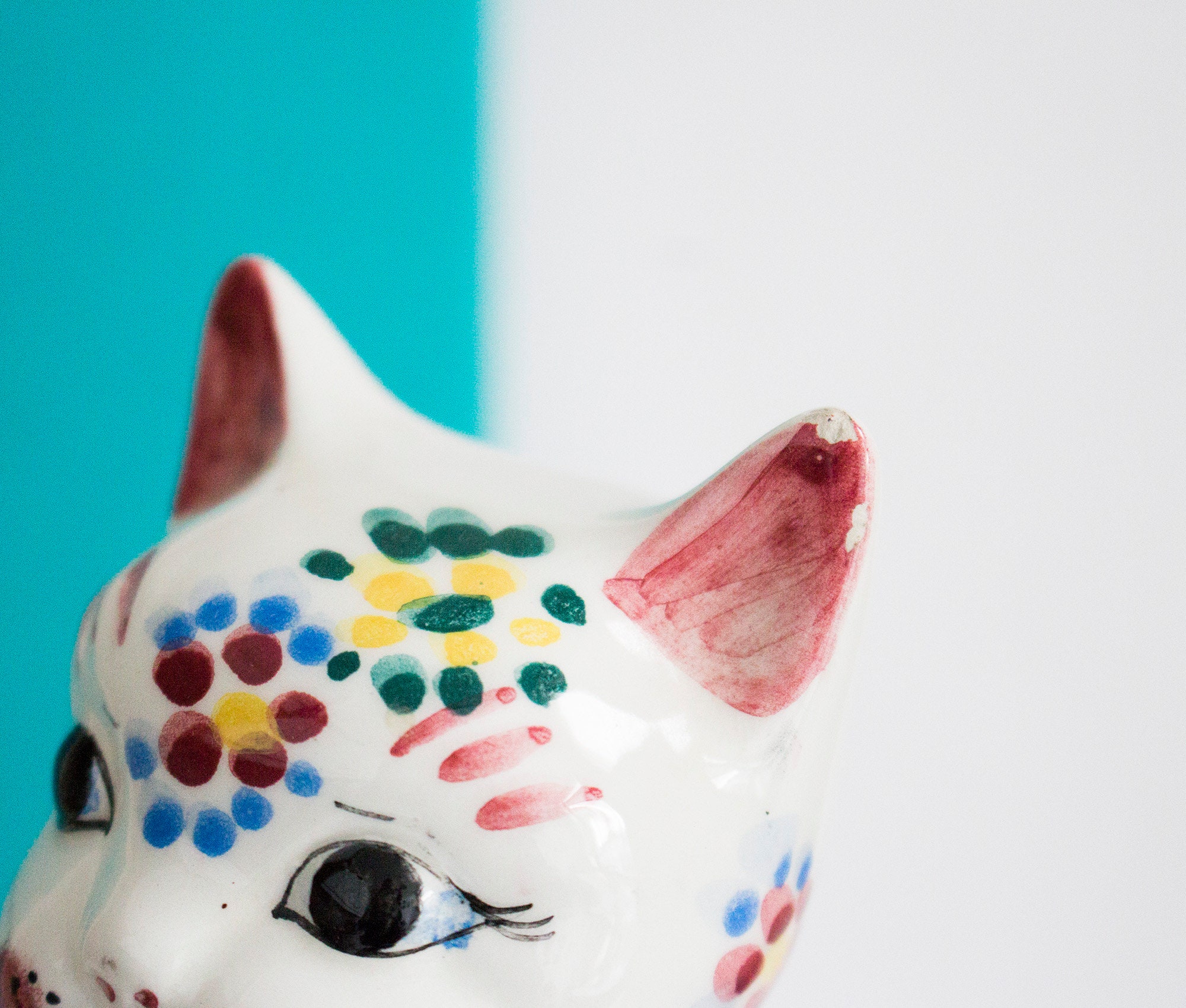 Vintage Italien Long Neck CAT Figurine Collectable Mid - Etsy