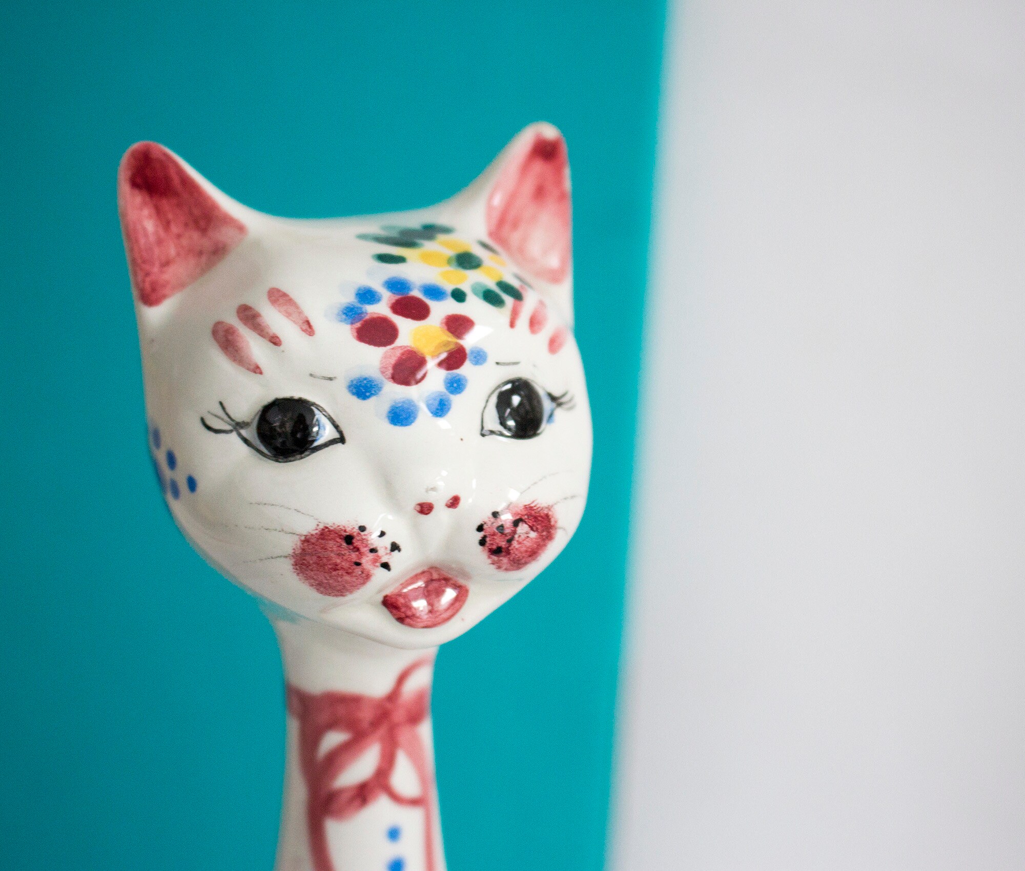 Vintage Italien Long Neck CAT Figurine Collectable Mid - Etsy