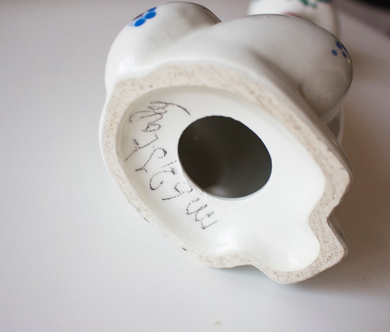 Vintage Italien Long Neck CAT Figurine Collectable Mid - Etsy