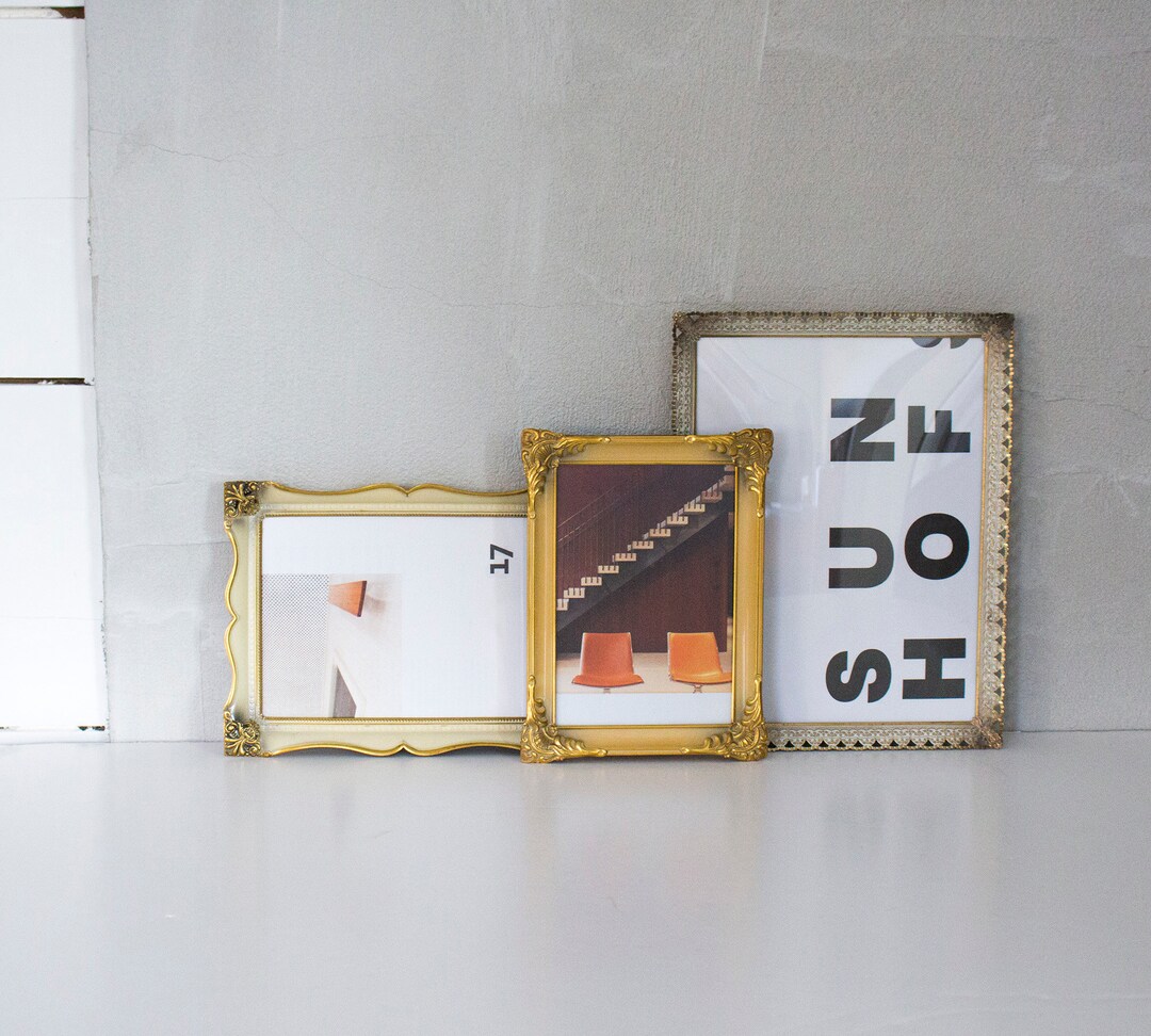 Vintage Ornate Brass Photo Frames Gold JYDEN Brass Picture - Etsy