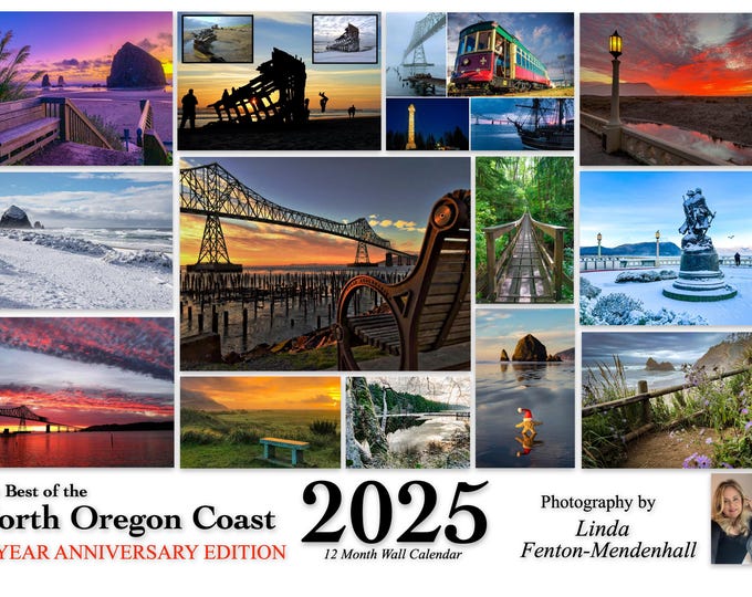 The Best of the North Oregon Coast - 2025 Wall Calendar - 10 Year ...