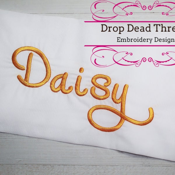 Daisy Alphabet Embroidery Design - Etsy