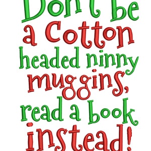 Elf Christmas Reading Cushion Book Pocket Pillow Embroidery Machine ...