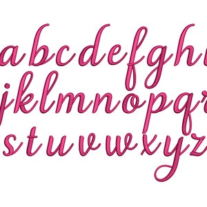 Avery Script Machine Embroidery Font Alphabet Design File 4 Sizes BX ...