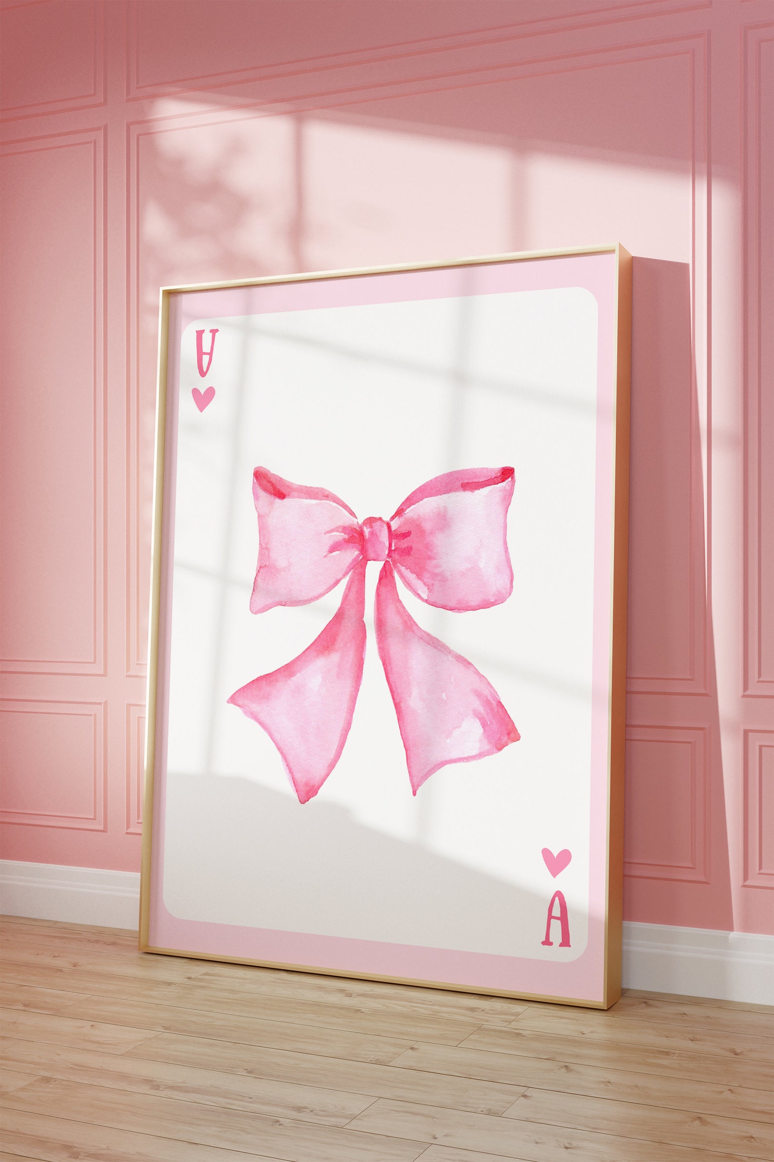 Pink Bow Coquette Hair Ribbon Coastal Cowgirl Decor Preppy Aesthetic ...