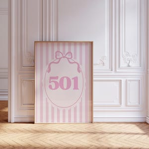 Custom Roommates Dorm Number Poster, Trendy Roommate Printable Art ...