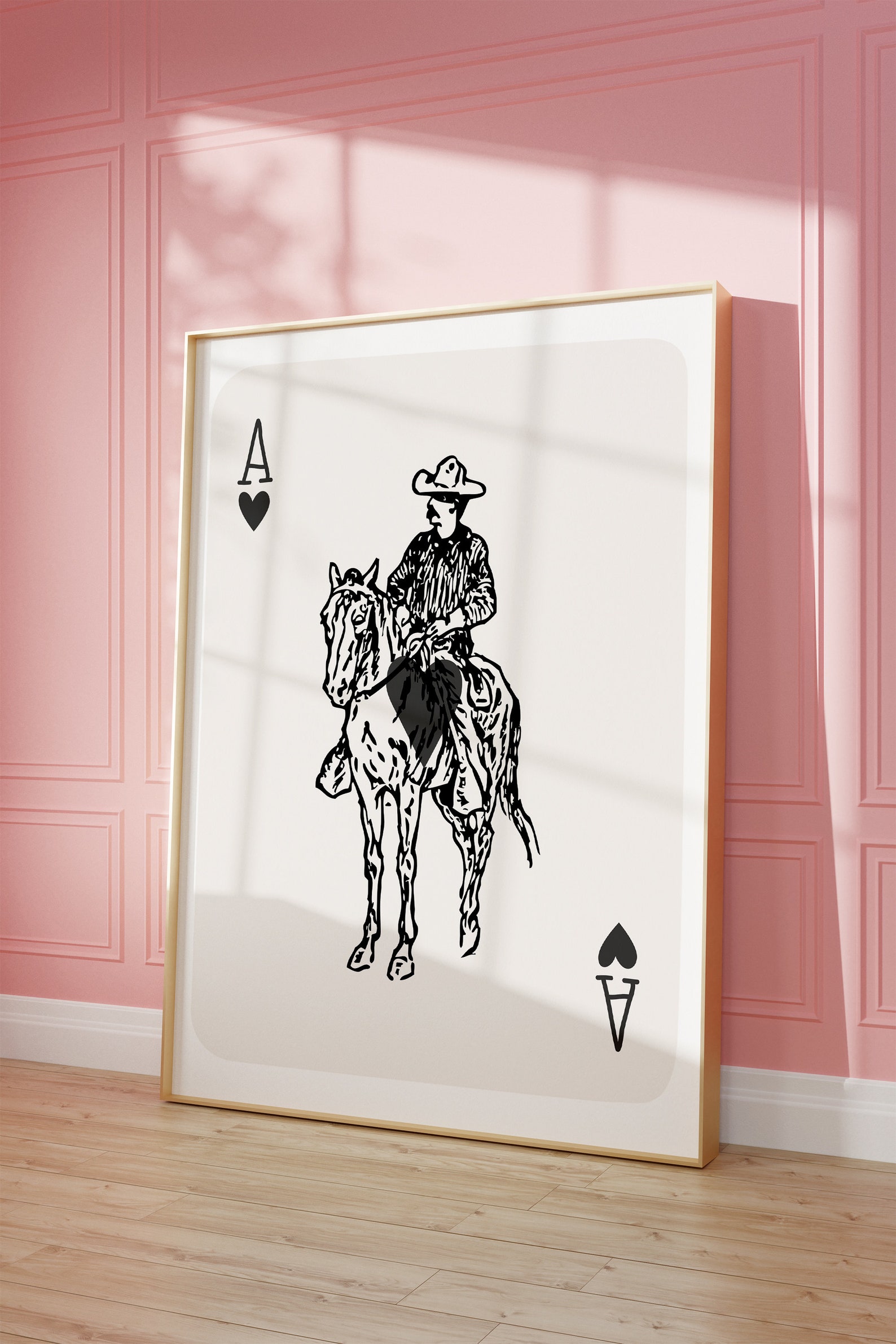 Cowboy Playing Card Digital Download Vintage Cowboy, Rodeo Cowboy ...
