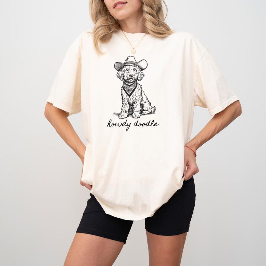 Howdy Doodle Goldendoodle T-shirt: Western Dog Lover Apparel - Etsy