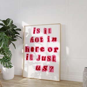 Trendy Pink Scrapbook Typography Funny Print, Funny Quote for College ...