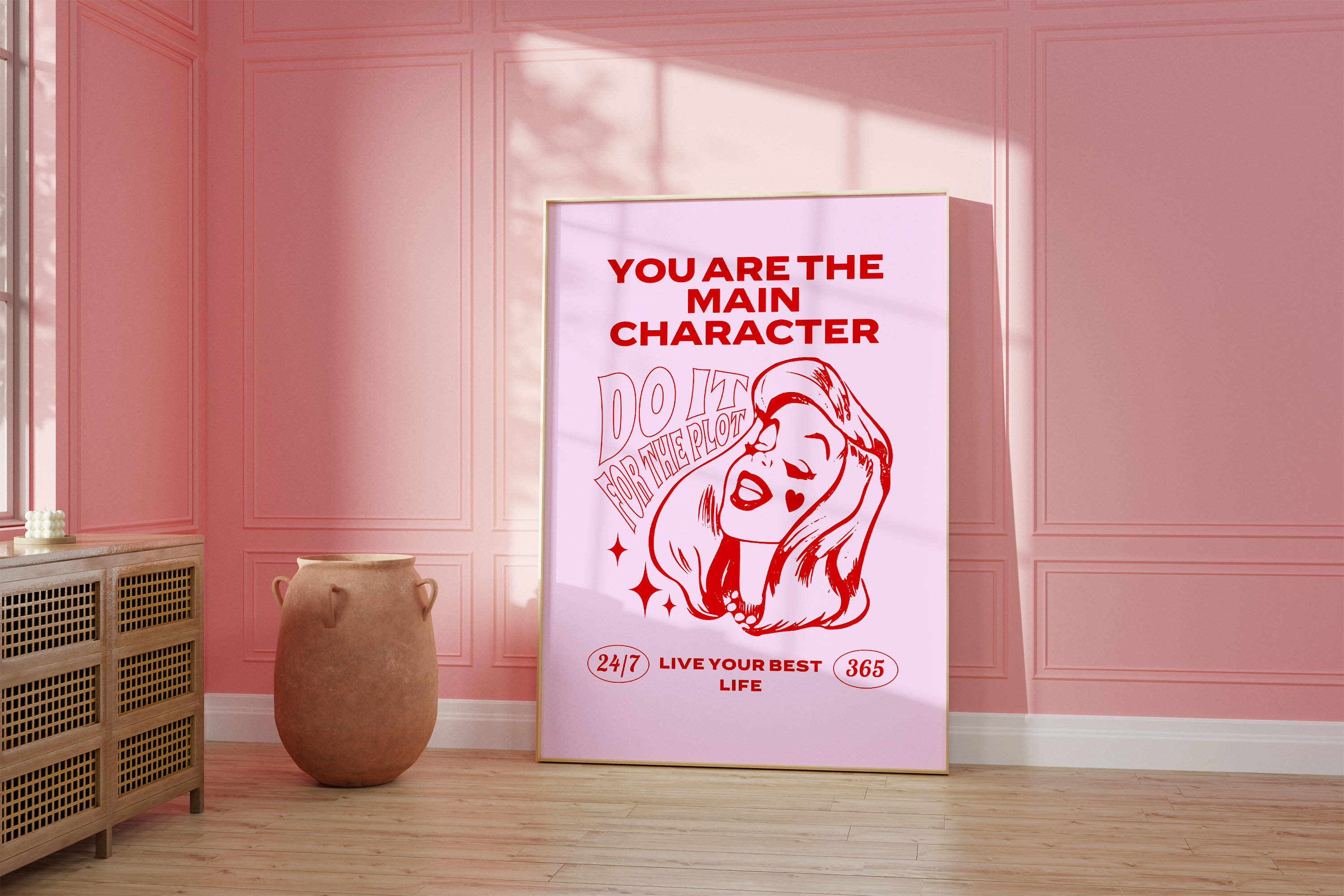 Downtown Girl Poster | Do It for the Plot Dorm Decor (digital Download ...