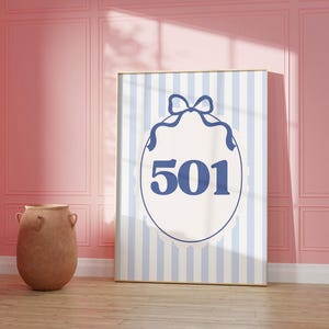Custom Roommates Dorm Number Poster, Trendy Roommate Printable Art ...