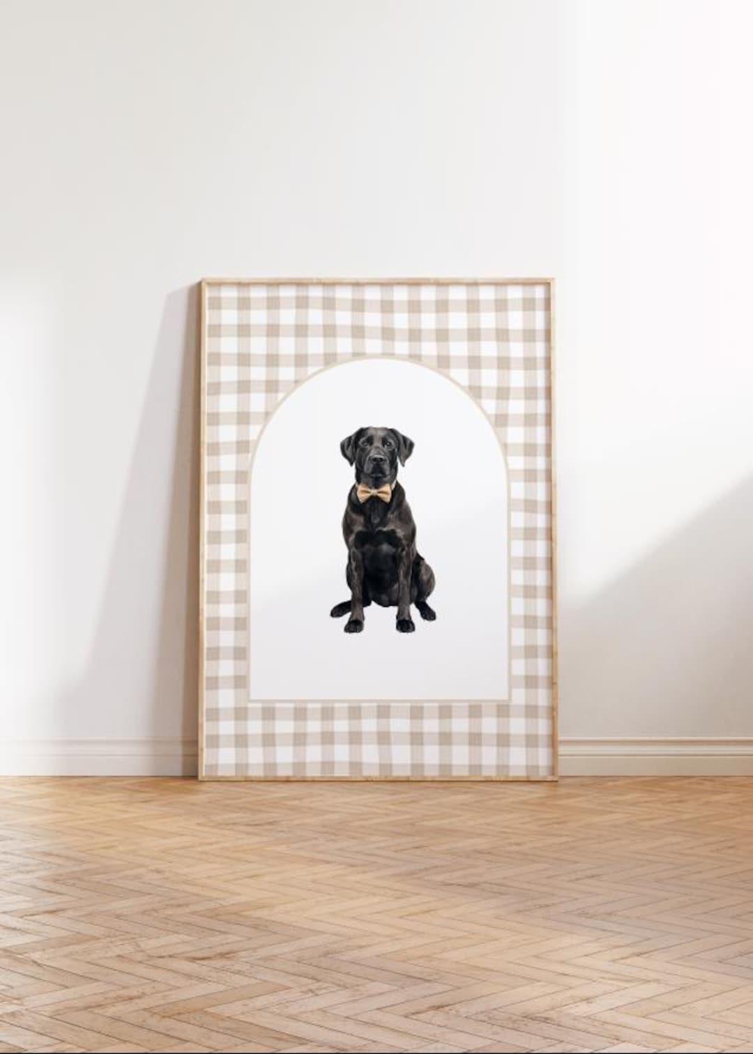 Neutral Black Labrador Nursery Art, Cute Labrador Retriever Nursery ...