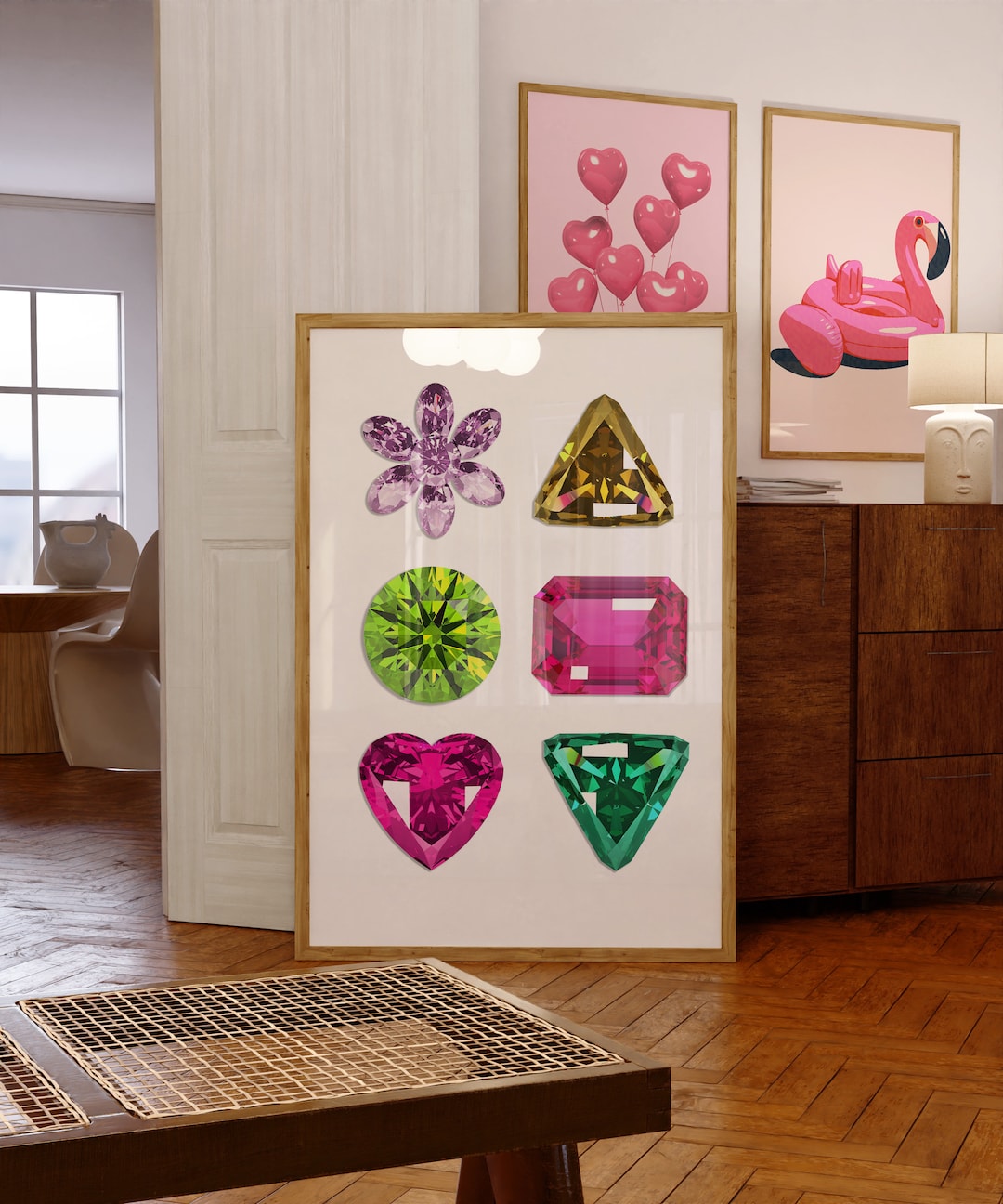 Y2K Gems Decor, Maximalist Wall Art, Eclectic Prints, Princess ...