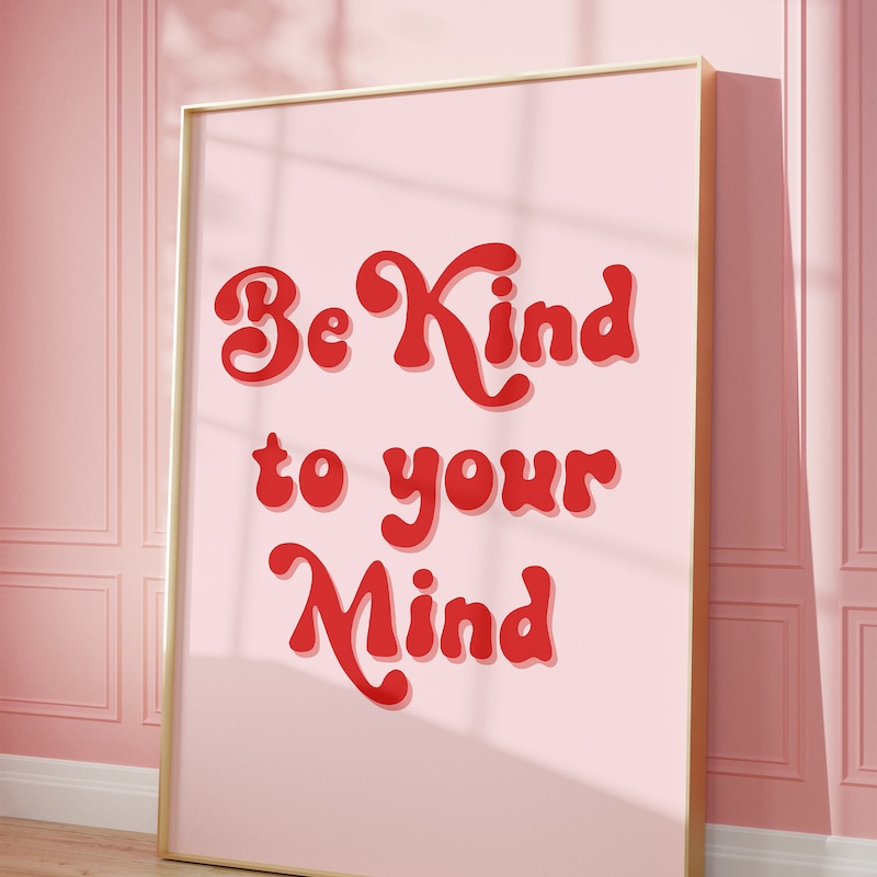 Be Kind Poster - Etsy