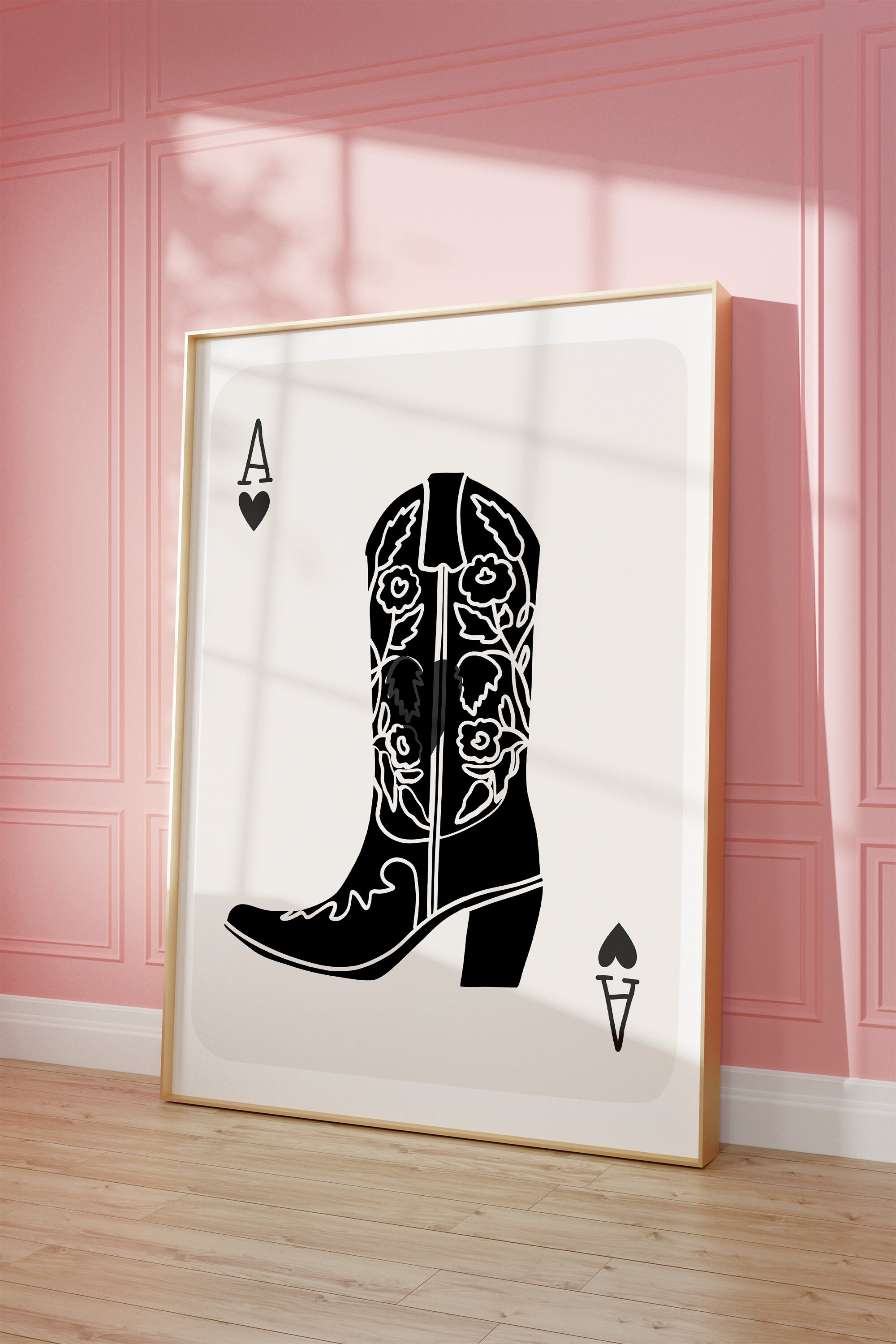 Cowboy Playing Card Digital Download Vintage Cowboy Rodeo - Etsy