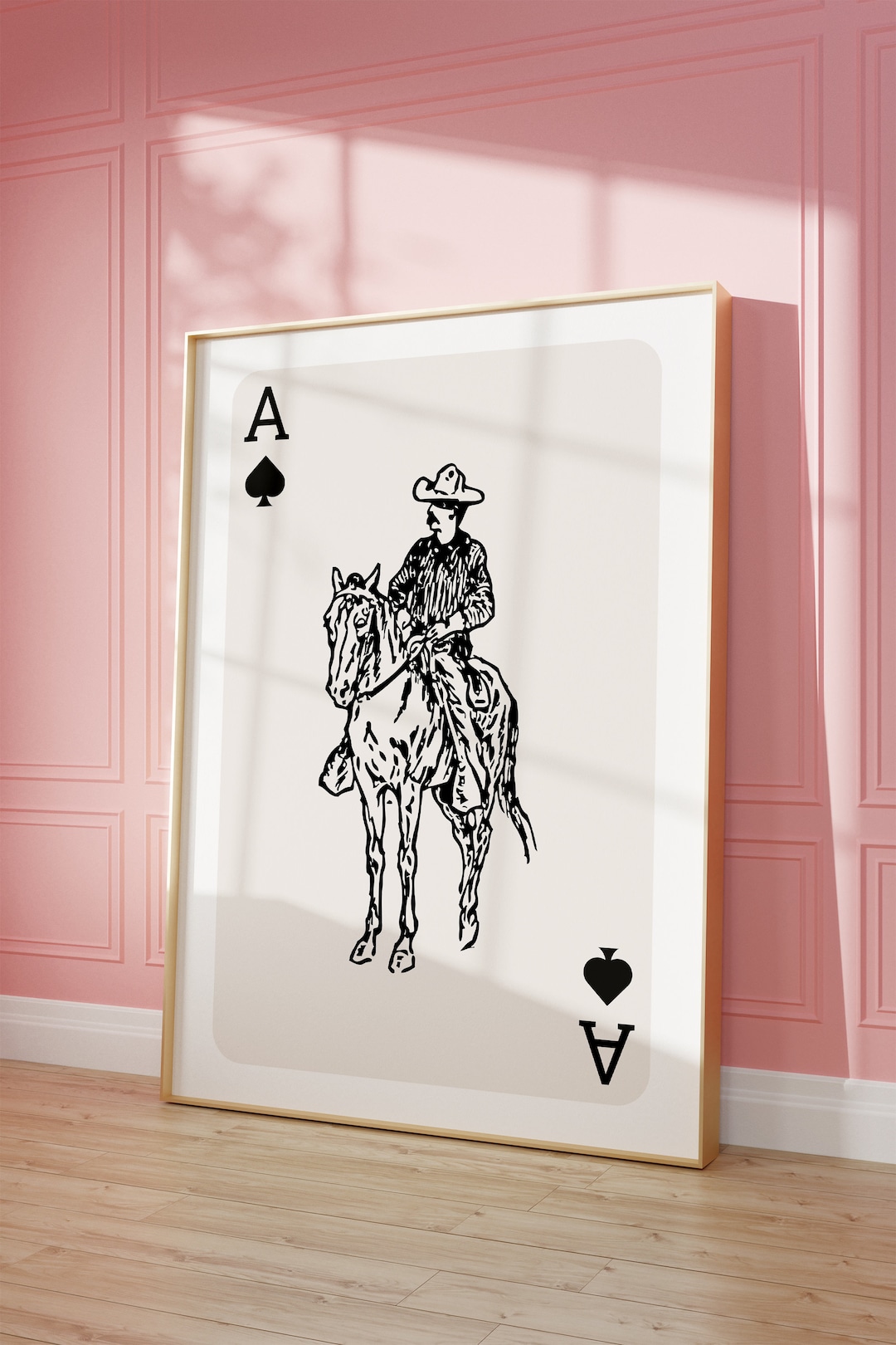 Cowboy Playing Card Digital Download Vintage Cowboy, Rodeo Cowboy ...