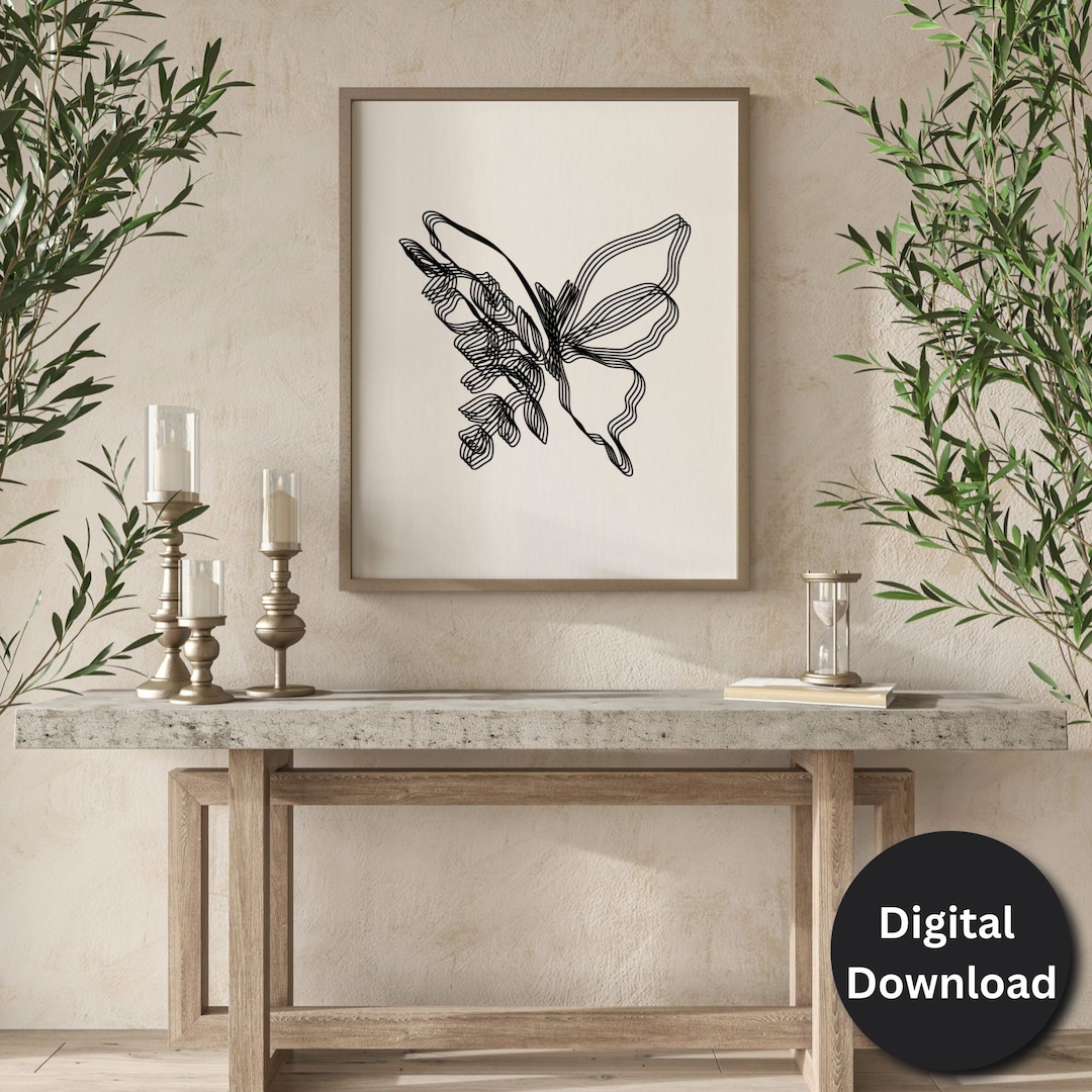 Multi Black Butterfly Digital Print, Butterfly Art Work, Flying ...