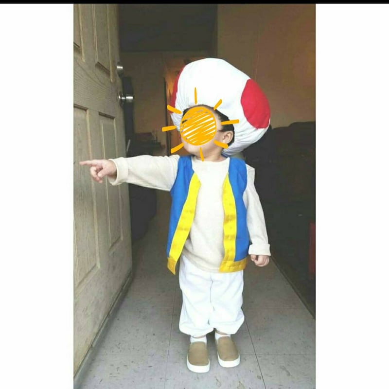 Super Mario Toad Costume - Etsy